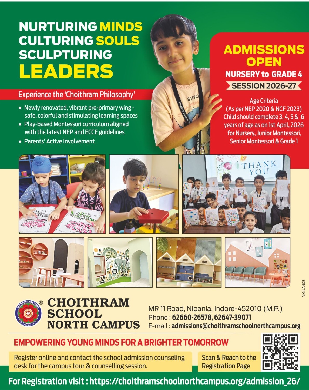 Choithram School North Campus - Best CBSE School in Indore